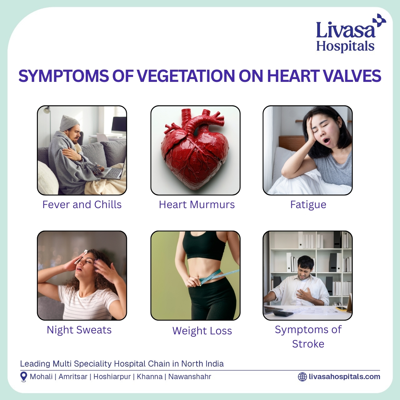 Vegetation on Heart Valve: Causes & Treatment | Livasa Hospitals ...